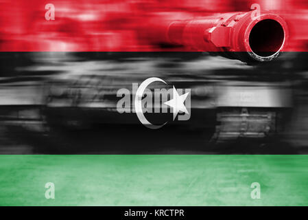 military strength theme, motion blur tank with Bahamas flag Stock Photo ...