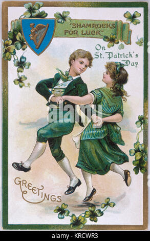 TWO DANCE AN IRISH JIG Stock Photo - Alamy