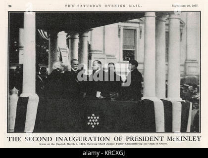 1901 second Inauguration of William McKinley (1843 ? September 14, 1901 ...