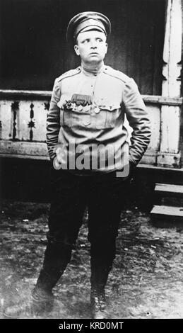 Maria Leontievna Bochkareva (nee Frolkova), who fought in World War I ...