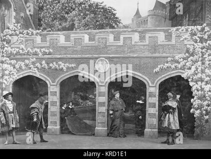Scene from Shakespeare's Henry VIII Stock Photo - Alamy