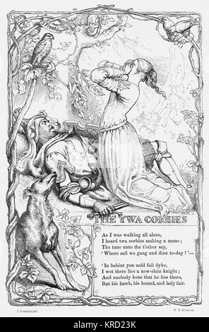 British Ballad, The Twa Corbies Stock Photo - Alamy