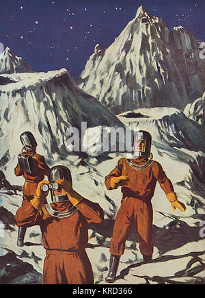 Flights into the Future - space age exploration Stock Photo - Alamy