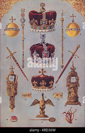 Coronation regalia jewels Stock Photo - Alamy