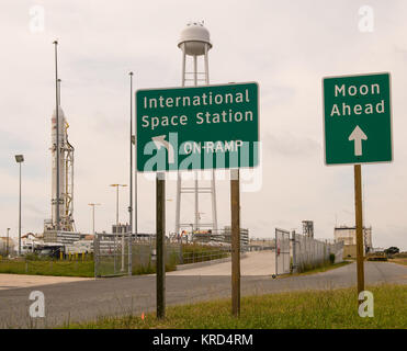 Sept. 18, 2013 - The Orbital Sciences Corporation Antares rocket, with ...