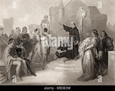 French Knight of First Crusade Stock Photo - Alamy