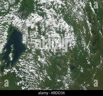 Rwanda, satellite image Stock Photo - Alamy
