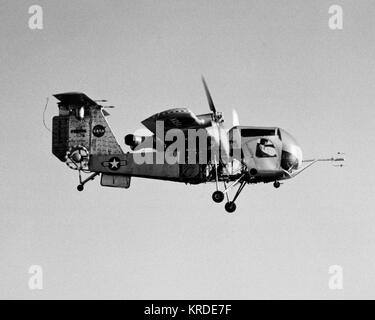 Vertol VZ-2 (Vertol 76) in flight 1960 (aft view Stock Photo - Alamy