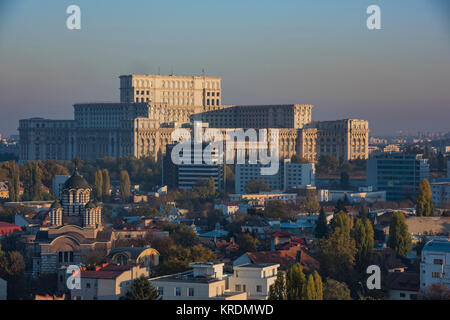 Bucharest view from above Stock Photo - Alamy