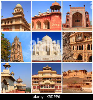 Impressions of India, Collage of Travel Images Stock Photo - Alamy