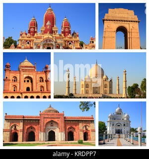 Impressions of India, Collage of Travel Images Stock Photo - Alamy