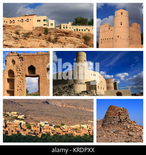 Impressions of Oman, Collage of Travel Images Stock Photo - Alamy