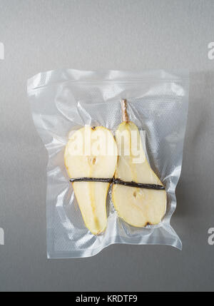 Wrapped Pears Dessert Stock Photo - Alamy