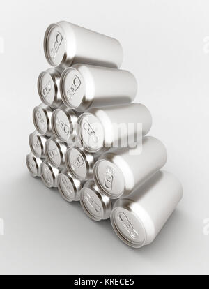 Image sealed aluminum can with a drink Stock Photo - Alamy