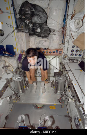 Astronaut Daniel Tani of NASA mission STS-120 participates in the second of five scheduled ...