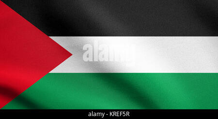 Palestine flag fabric cotton material wide flag wallpaper Stock Photo ...