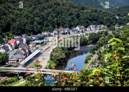 Altena Innenstadt an der Lenne Stock Photo - Alamy