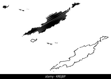 Anguilla outline silhouette map illustration Stock Vector Image & Art ...