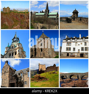 Impressions of Scotland, Collage of Travel Images Stock Photo - Alamy