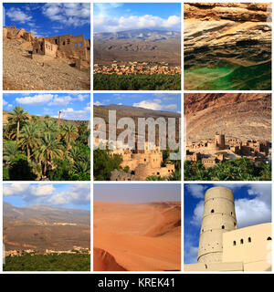 Impressions of Oman, Collage of Travel Images Stock Photo - Alamy