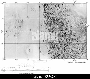 Mapa de Dione 2 Stock Photo - Alamy