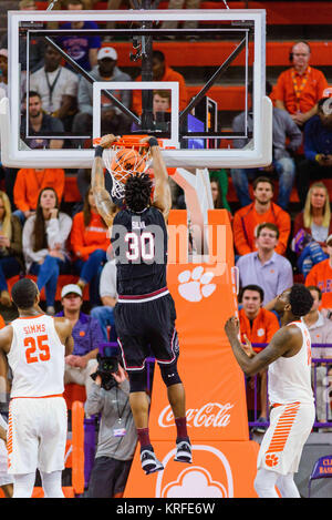 CLEMSON, SC - DECEMBER 30: Clemson Tigers forward Hunter Tyson (5 ...