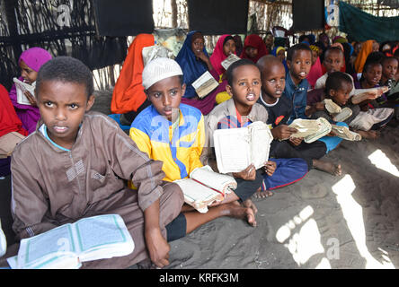 Kenya: school for the refugee's children in the refugee camp Burnt ...