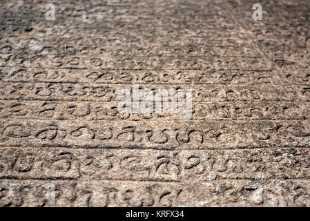 Ancient Sinhalese Scripts Stock Photo - Alamy
