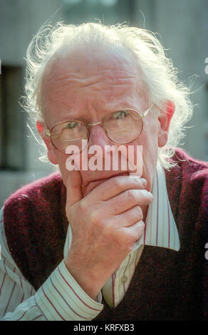 Professor John Maynard-Smith in his office at the University of Sussex ...