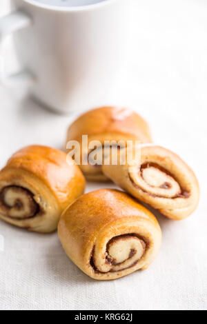 Mini cinnamon buns Stock Photo - Alamy