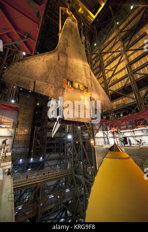 Atlantis lowered into the MLP Stock Photo - Alamy