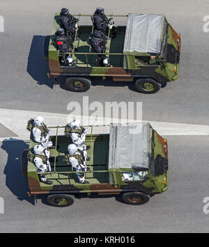 Military armed vehicle defile on army ceremony Stock Photo - Alamy