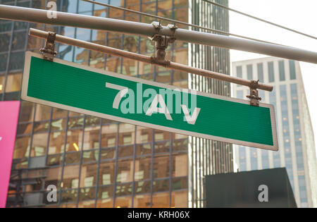 Seventh avenue sign Stock Photo - Alamy