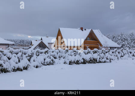 first snow Russian cold winter Stock Photo - Alamy