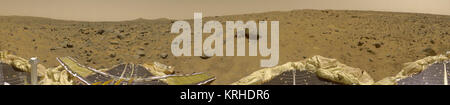 This 360-degree panorama of the Mars Pathfinder landing site showcases ...