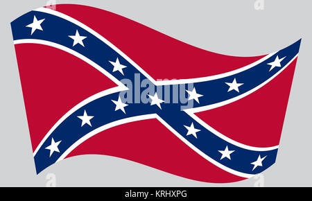 National flag of the Confederate States of America. Known as ...