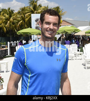 Andy Murray speaks to the media during a press conference at the ...