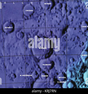 Apollo 8 photograph of Astronaut Frank Borman, spacecraft Commander ...