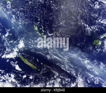 Eruption of Gaua Volcano 2010-04-24 Stock Photo - Alamy
