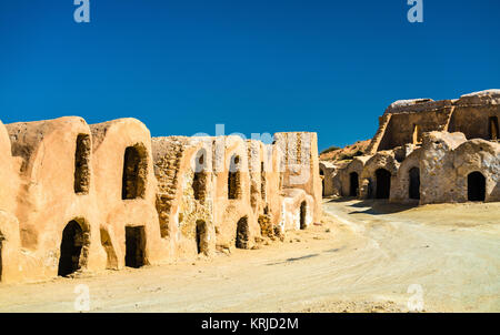 Ksar Hallouf, a fortified village in the Medenine Governorate, Southern ...