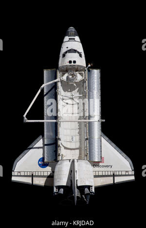 STS-133 Space Shuttle Discovery after undocking 1 Stock Photo - Alamy