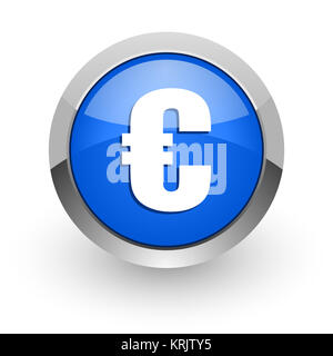 Blue glossy save web button Stock Photo - Alamy