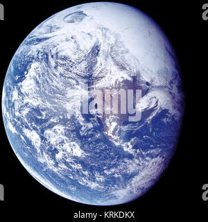 Ap 16 view of Earth during TLC Stock Photo - Alamy