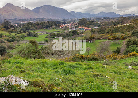 Cue is a small village in Asturias. Spain Stock Photo - Alamy