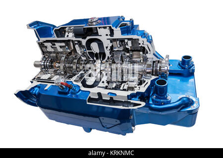 Cross section of a modern automatic transmission of a truck Stock Photo ...