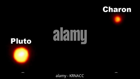 Pluto and Charon from Hubble Stock Photo - Alamy