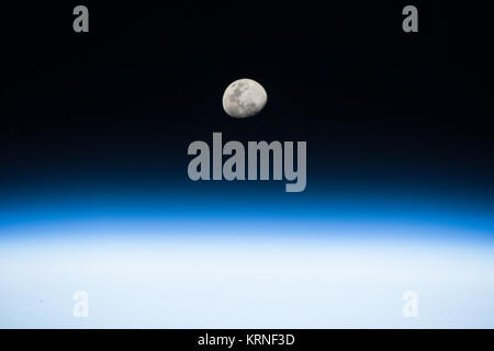 Moon Rise From the Space Station. From his vantage point in low Earth ...