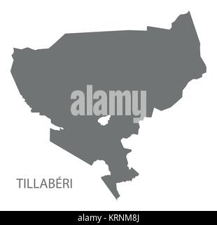 Map of Tillaberi, a province of Niger Stock Vector Image & Art - Alamy