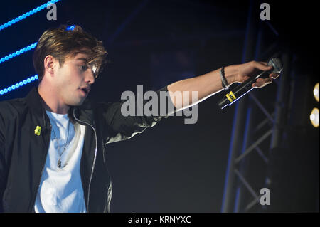 Riki performing live on stage at the Atlantico in Rome, Italy ...