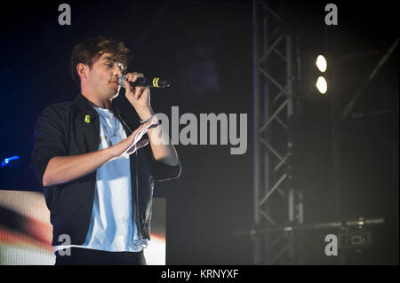 Riki performing live on stage at the Atlantico in Rome, Italy ...